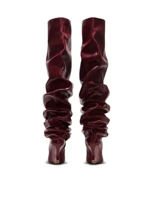 Balmain Wedge Thigh-high Boots