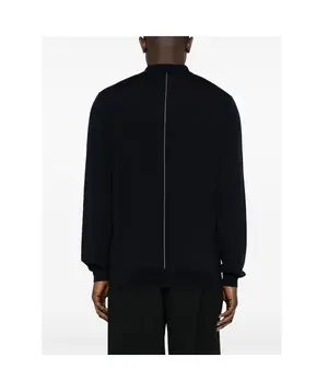 LANVIN Logo-embroidered Polo Shirt - Black