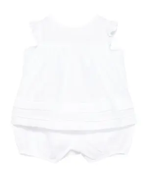 IL GUFO Linen Shorts Set - White