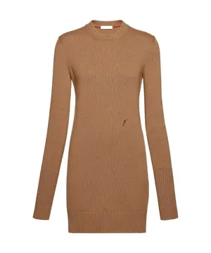 Ferragamo Ribbed Day Dresses