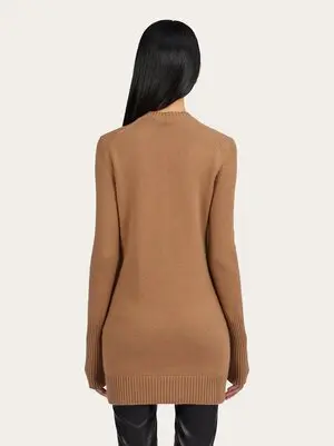 FERRAGAMO Crewneck Mini Dress