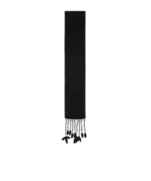 TOTEME Fringed Scarf - Black
