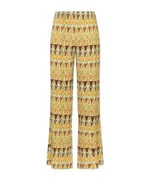 Malìparmi Geometric Mimosa Trousers