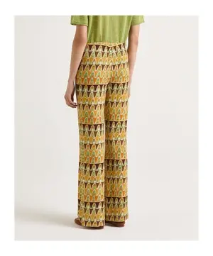 Malìparmi Geometric Mimosa Trousers