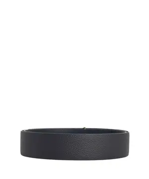 TOM FORD T Buckle Leather Belt - Black
