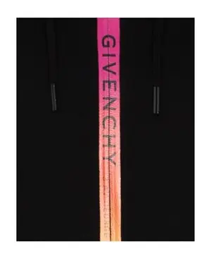 Givenchy Zip-up Logo Trim Hoodie