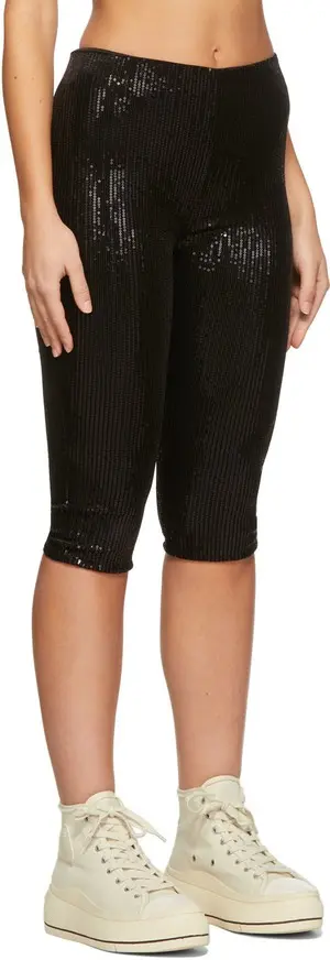 We11Done Sequin Embellished Cycling Shorts