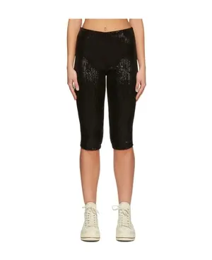 We11Done Sequin Embellished Cycling Shorts