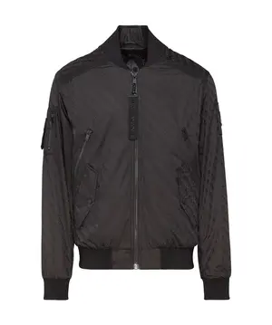 Moose Knuckles Courville Zip-up Bomber Jacket - Black