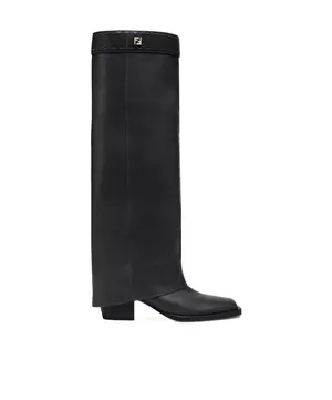 Fendi Tubular Leg Boots - Black