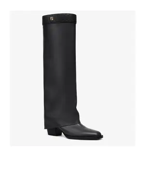 Fendi Tubular Leg Boots - Black