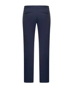 PT TORINO Tailored Slacks With Belt Loops - Navy