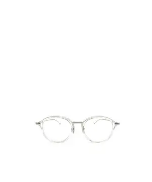 Thom Browne Round Frame Eyeglasses - White