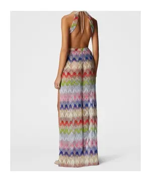 Missoni Zigzag Pattern Maxi Dress