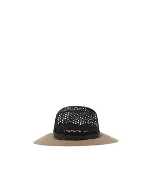 Brunello Cucinelli Perforated Detail Fedora Hat