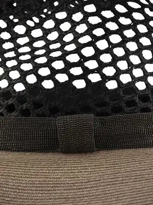 Brunello Cucinelli Perforated Detail Fedora Hat