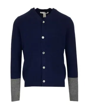 Comme Des Garçons V-neck Knitted Cardigan