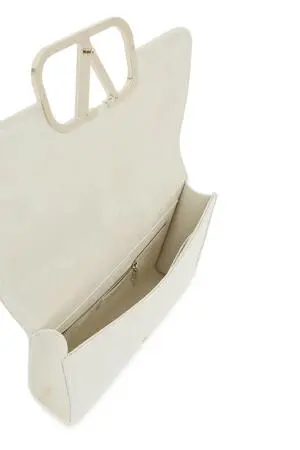 Valentino Garavani Vlogo Plaque Foldover Top Shoulder Bag