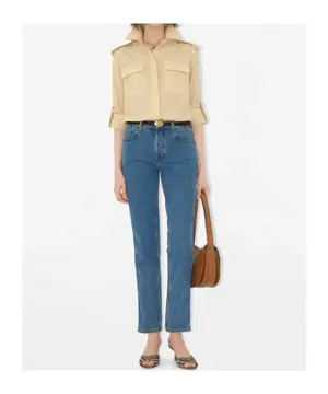 Burberry Straight Leg Slim Fit Jeans