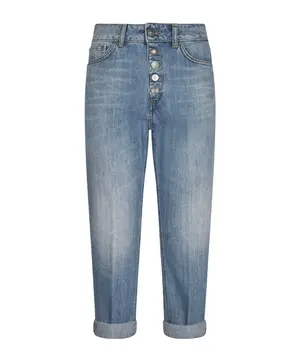 DONDUP Koons Button Detailed Jeans - Blue