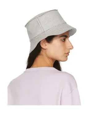 MAISON MICHEL Fisherman's Hat With Contrast Stitching
