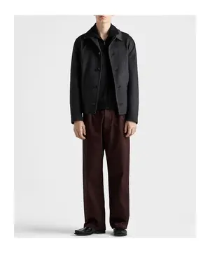 Prada Technical Cotton Zip-up Blouson Jacket