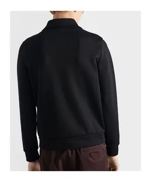 Prada Technical Cotton Zip-up Blouson Jacket
