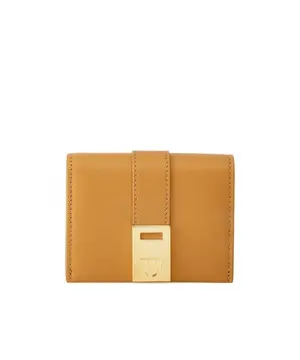 FERRAGAMO Gancini Buckle Wallet - Brown