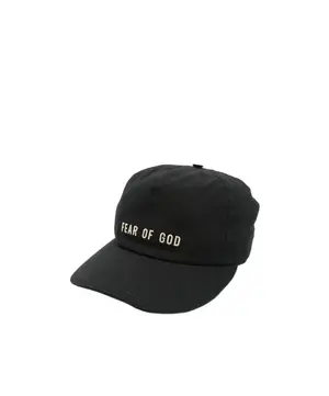 Fear Of God Embroidered Logo Baseball Cap - Black