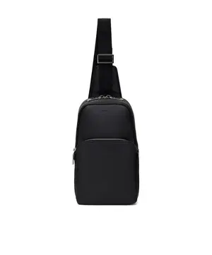 Hugo Boss Zipper Shoulder Bag - Black