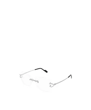 Cartier Rimless Square Frame Eyeglasses