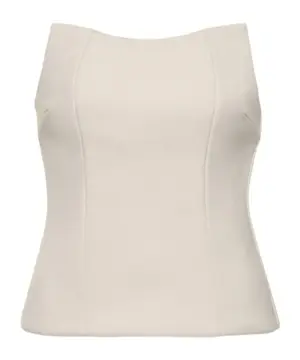 Female Square Neck Ribbed Shapewear Tops