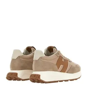 Hogan H641 Lace-up Sneakers - Nude