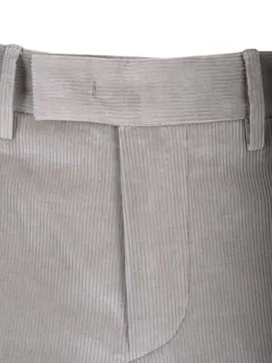 PT TORINO Tapered-leg Corduroy Trousers - Gray