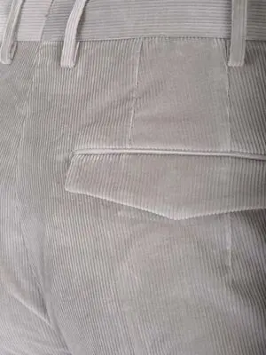 PT TORINO Tapered-leg Corduroy Trousers - Gray