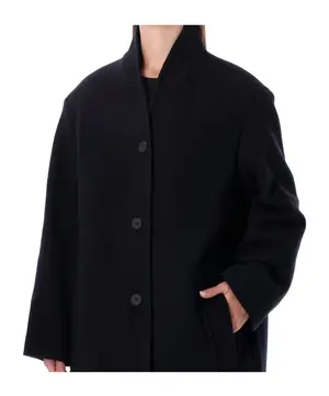 Studio Nicholson Morro Tailored Coat - Black