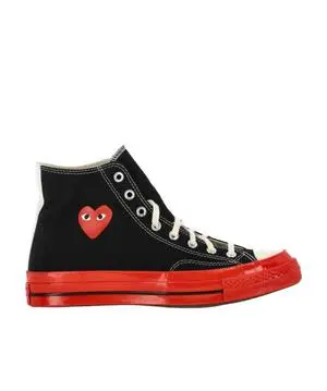 Play Comme Des Garcon X Converse Chuck 70 High-top Sneakers - Multicolor