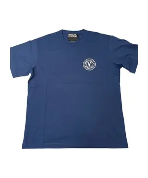 Versace Item O-neck Short-sleeved T-shirt - Blue