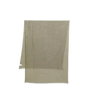 Brunello Cucinelli Sparkled Frayed-edge Scarf - Nude