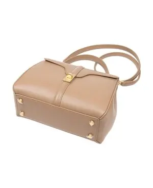 Celine Small 16 Bag In Satinated Calfskin - Light Brown