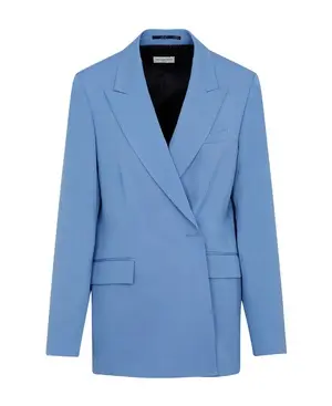 Dries Van Noten Double Breasted Wool Blazer - No