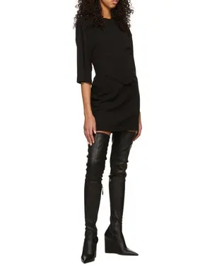 DION LEE Corset Detail Tunic Top