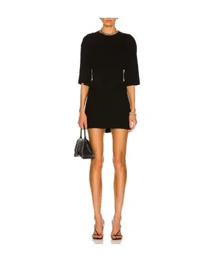 DION LEE Corset Detail Tunic Top