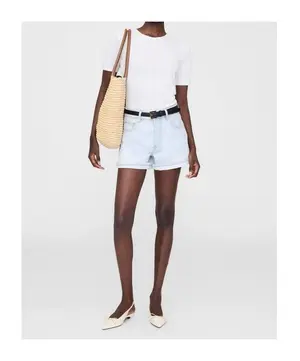 ANINE BING Dalton Denim Shorts