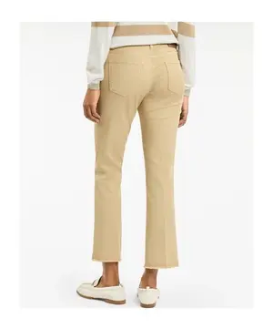 FAY Logo Patch 5-pocket Trousers - Beige
