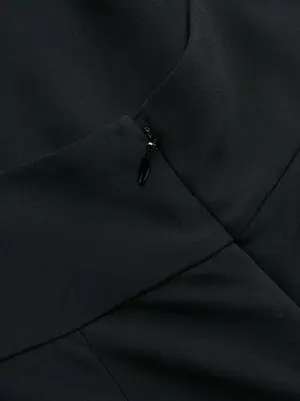 Alexander McQueen Open Back Strapless Maxi Dress