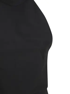 Alexander McQueen Open Back Strapless Maxi Dress