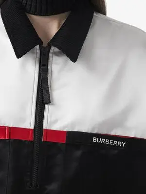 Burberry Oversized Color Block Bowling Shirt