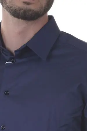 Emporio Armani Cotton Long-sleeved Shirt