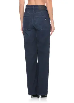 DONDUP Jewel Button Wide-leg Jeans